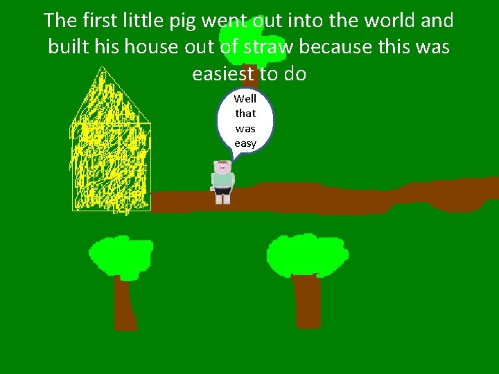 The three little pigs By Joshua Whaley Once
