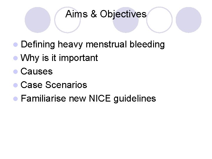 Managing Heavy Menstrual Bleeding By Dr Rebecca Cox
