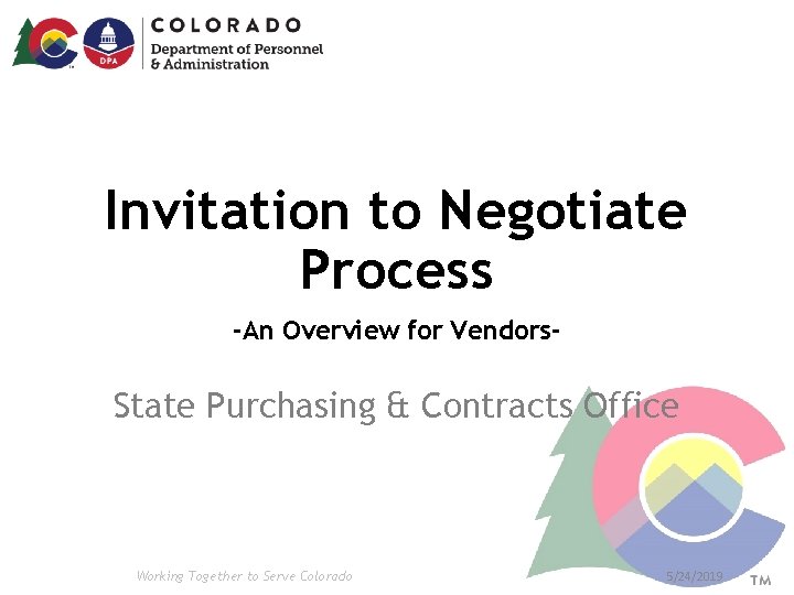 Invitation to Negotiate Process An Overview for Vendors