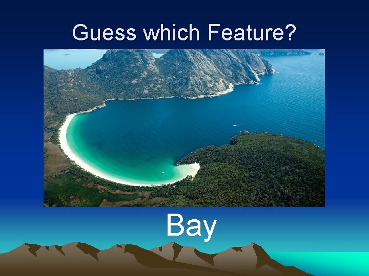 Geographical Features Archipelago A large group or chain