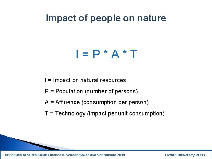 PRINCIPLES OF SUSTAINABLE FINANCE Chapter 2 Externalities internalisation