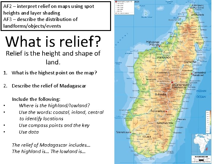 To describe the location and physical features of