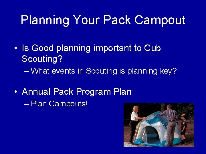 Basic Adult Leader Outdoor Orientation BALOO INTRODUCTION Cub