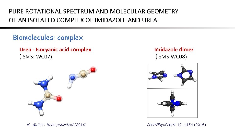 PURE ROTATIONAL SPECTRUM AND MOLECULAR GEOMETRY OF AN
