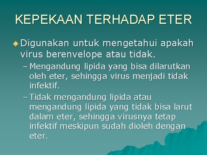 SUSUNAN KIMIAWI VIRUS PROTEIN VIRUS u Fungsi protein