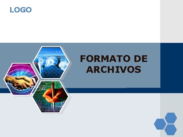 LOGO FORMATO DE ARCHIVOS Tipo de imgenes Digitales