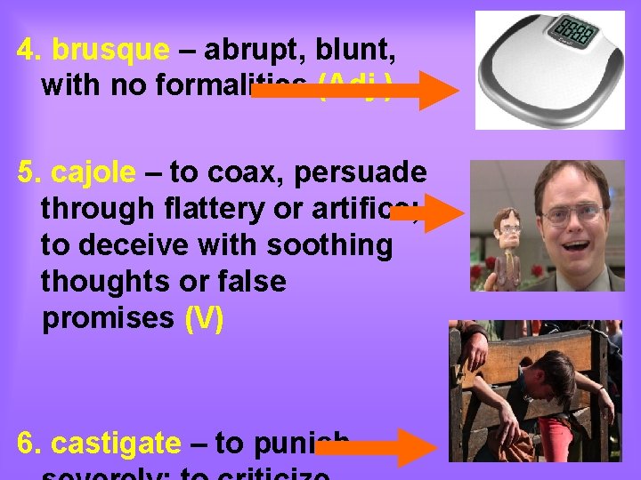 EQ How can I use vocabulary to improve