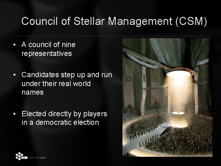 Council of Stellar Management EVE Online bridges worlds