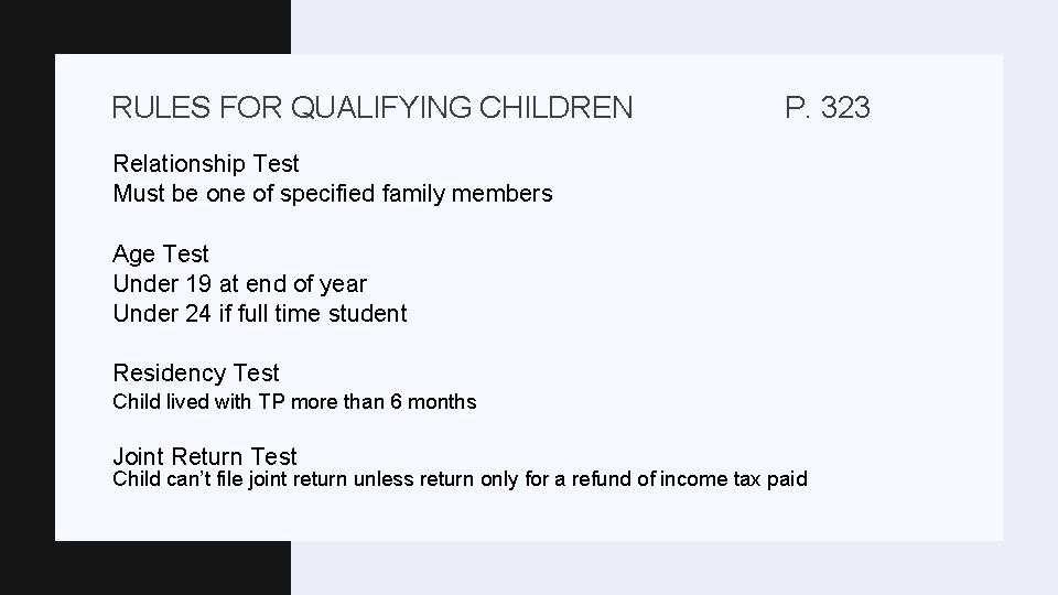 2020 NATIONAL INCOME TAX WORKBOOK CHAPTER 10 INDIVIDUAL