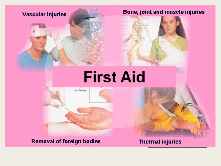 Bone joint and muscle injuries Vascular injuries First