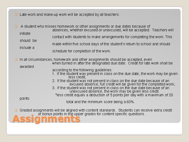 Berewick Elementary Grading Plan 13 14 Ensure grades