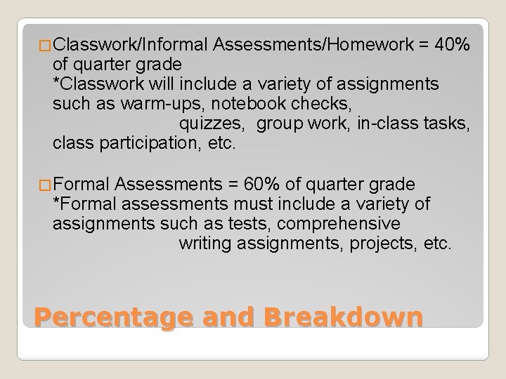 Berewick Elementary Grading Plan 13 14 Ensure grades