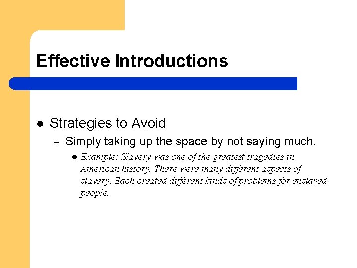 Effective Introductions and Conclusions Mc Andrews Effective Introductions