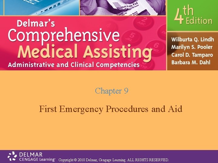 Chapter 9 First Emergency Procedures and Aid Copyright