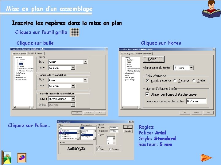 Mise en plan dun assemblage Mise en plan