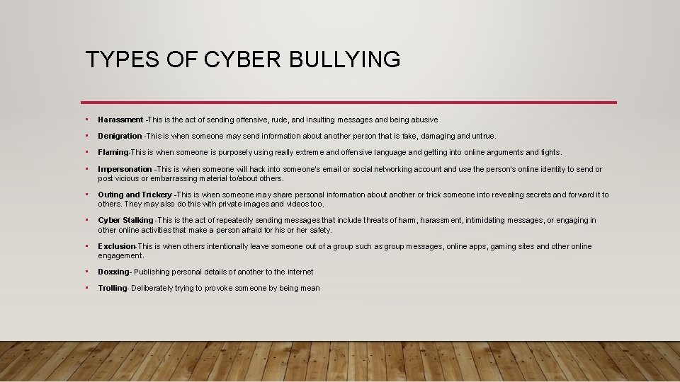CYBER BULLYING KEVIN SMITH DHT MARJORY KINNON SCHOOL