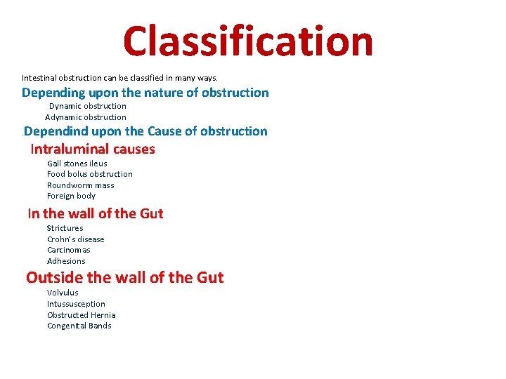 Intestinal Obstruction Definition Inability of the intestinal contents