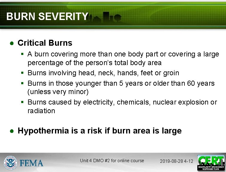 Disaster Medical Operations Part 2 CERT Basic Training
