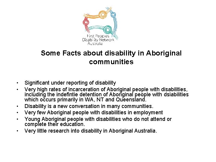 Disability in Aboriginal communities About the First Peoples