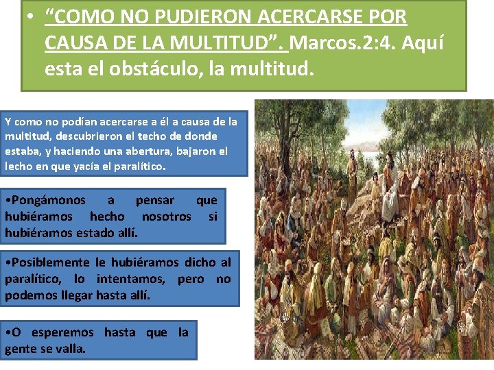 LA CURACIN DEL PARALTICO TEXTO MARCOS 2 1