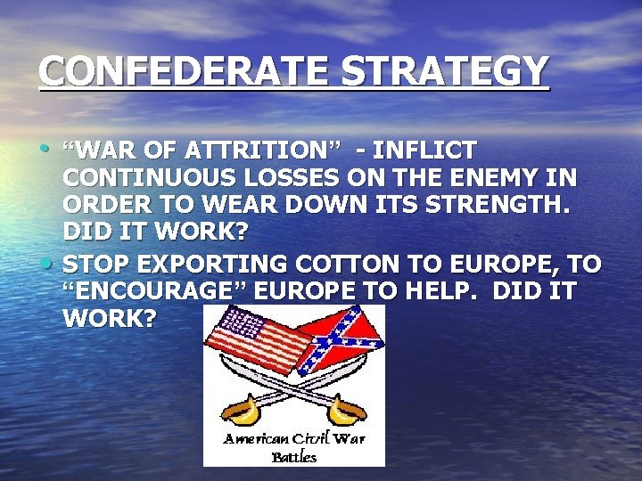 Civil War Chapter 2 Section 1 SECESSION North