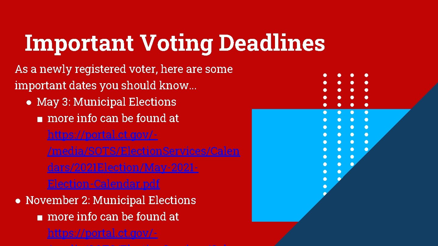 Connecticut Voter Registration Am I Eligible to Register