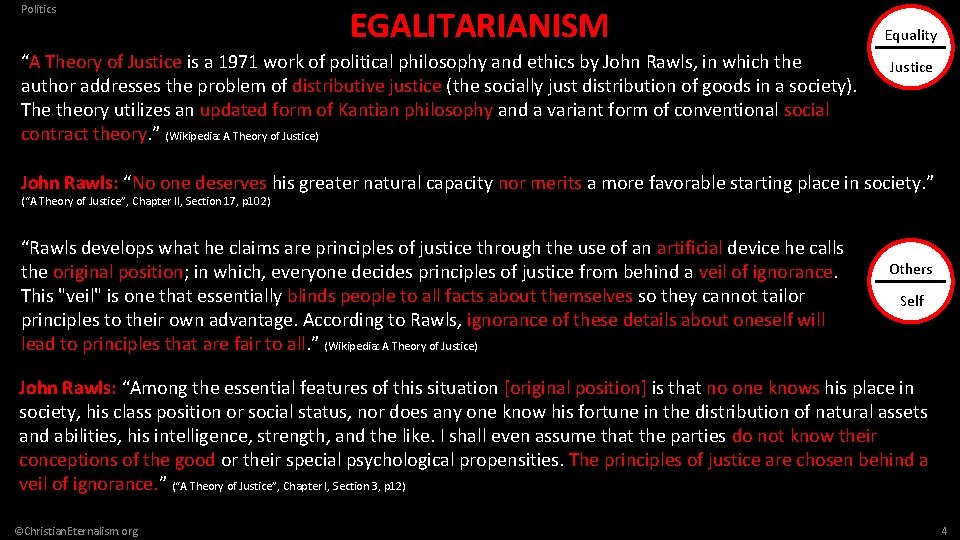 ETERNALISM POLITICS MODULE 03 Abide and Abound Christian