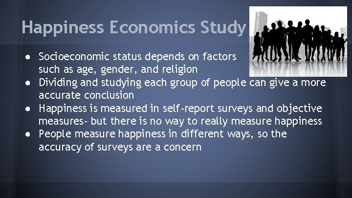 PBL Does socioeconomic status affect ones happiness What