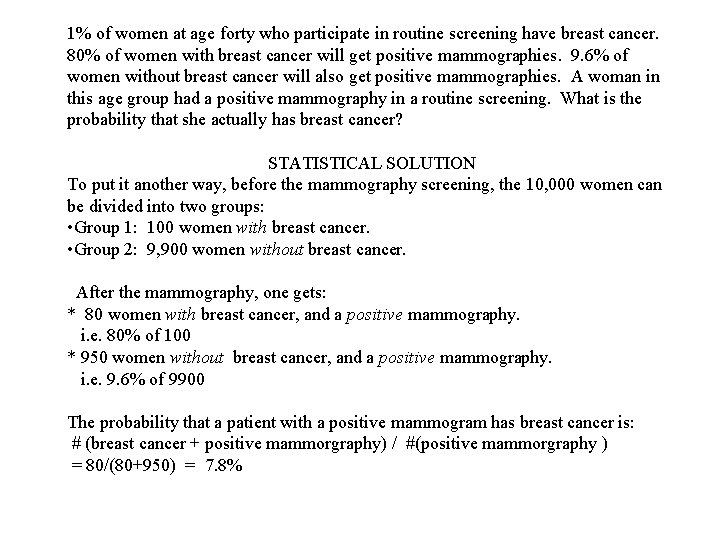 Lecture Forensic Evidence and Probability Characteristics of evidence
