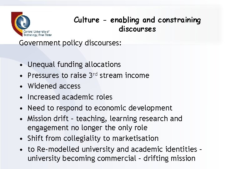 Understanding enabling and constraining causal powers for Research