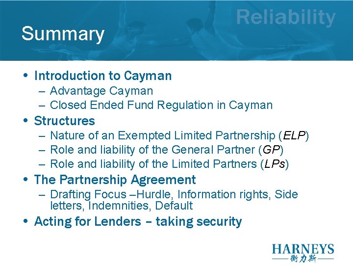 Structuring a Cayman Islands PE or VC Fund