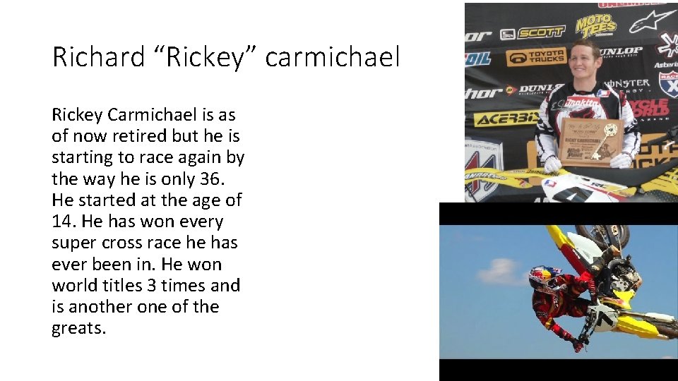 Top 6 best dirtbike riders INTRODUCTION The top