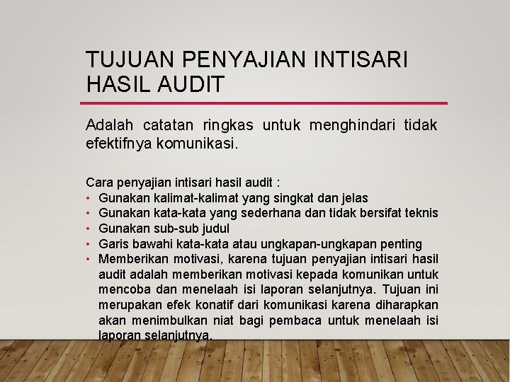 LAPORAN HASIL AUDIT SISTEM INFORMASI AUDIT TEKNOLOGI SISTEM