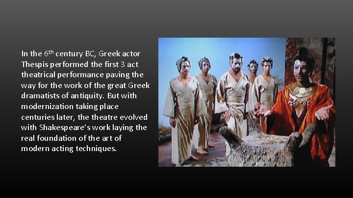 A Power Point lesson by Jim Soto ACTING