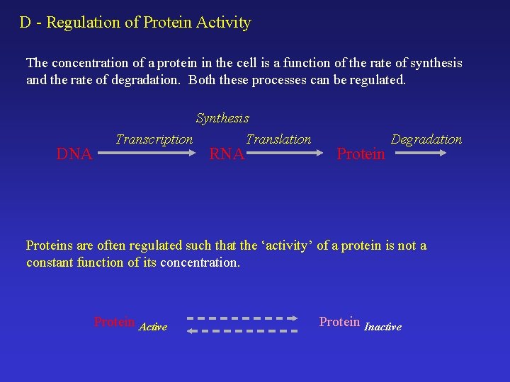 Information Storage and Processing in Biological Systems A
