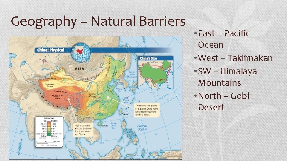 ANCIENT CHINA 2000 200 BCE They felt they