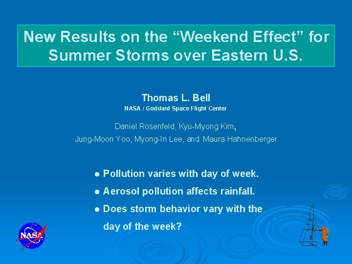 New Results on the Weekend Effect for Summer