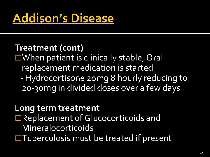 1 Addisons Disease 2 Hypernatremia By Dr Zahoor