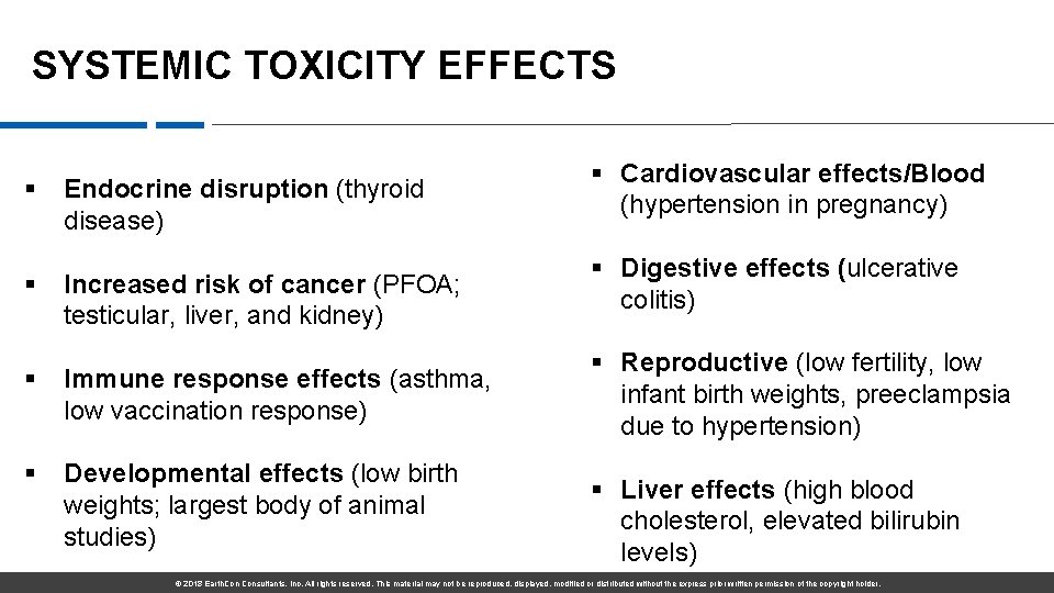 Taking A Closer Look at PFAS Health Risk