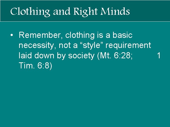 Clothed And In His Right Mind Luke 8