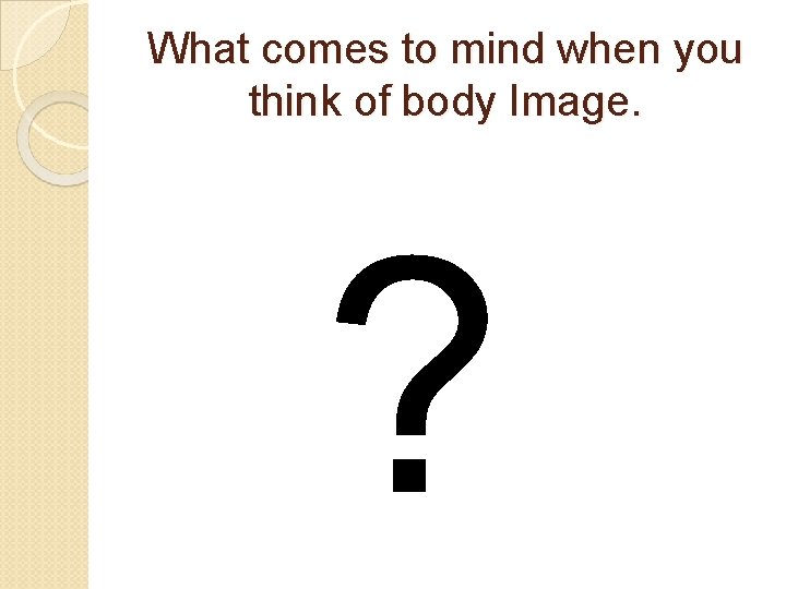 Managing Body Image By Kevin Renn Corey Forrest