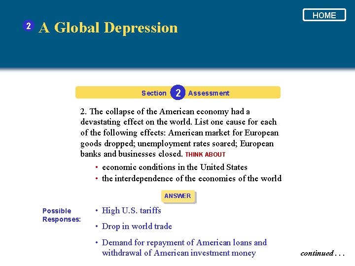 Years of Crisis 1919 1939 CHAPTER 31 Chapter