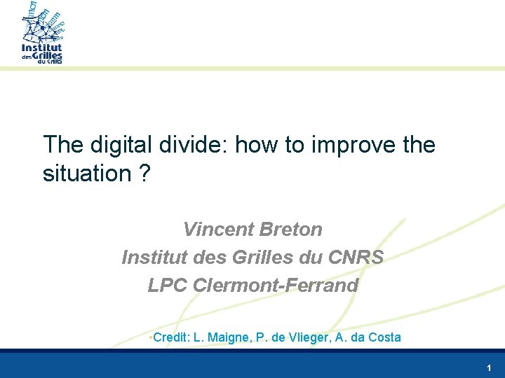 The digital divide how to improve the situation