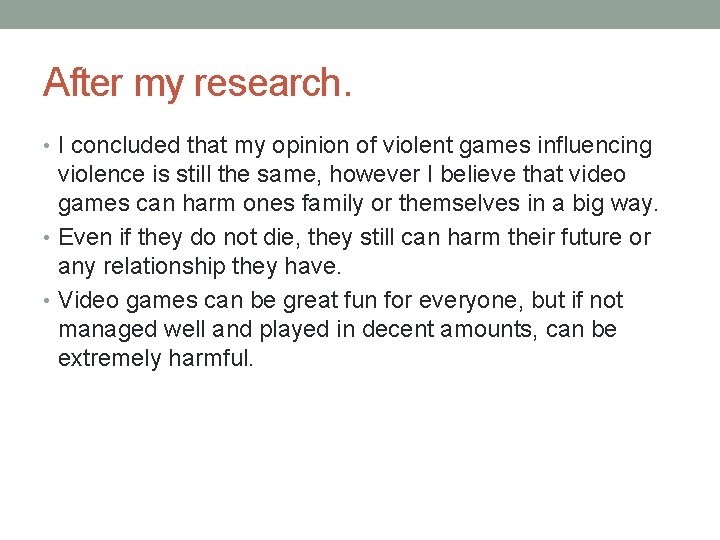 JUSTIN AUTEN Can Violent Video Games Influence Violence