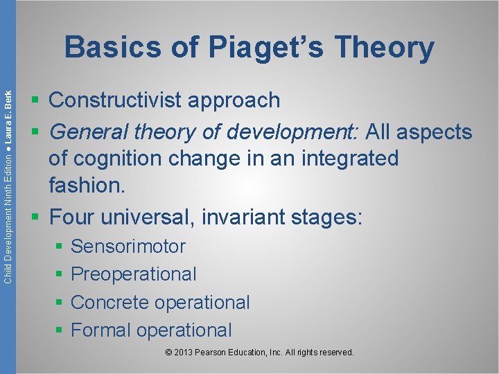 Child Development Ninth Edition Laura E Berk Chapter