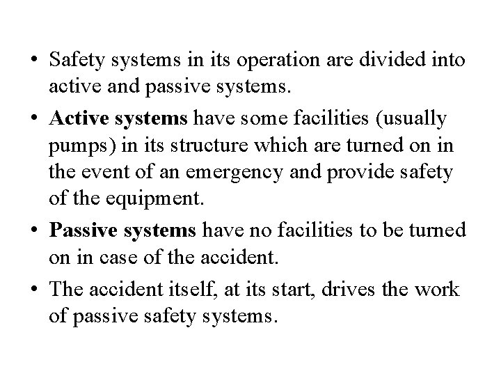 Basics of technical safety of nuclear reactors The