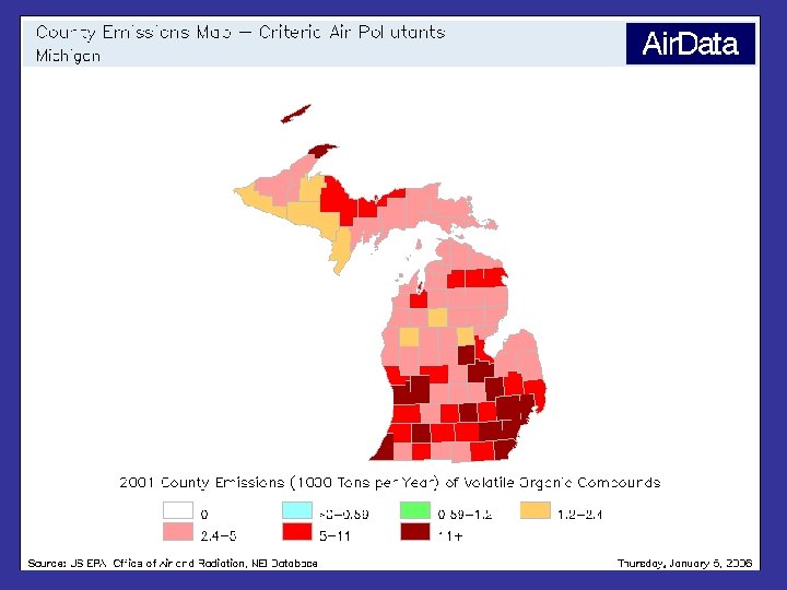Michigan Air Emissions U S Environmental Protection Agency