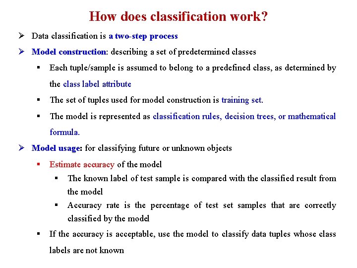 UNIT 5 Classification Prediction and Cluster analysis What