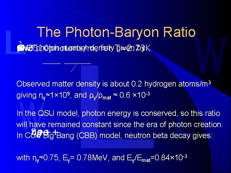 Predicted behaviour of a universe with a low