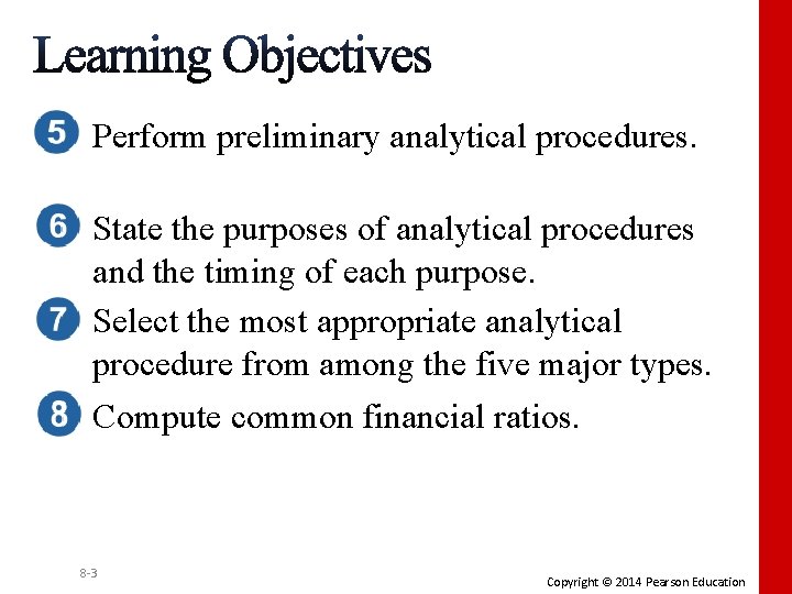 Chapter 8 Audit Planning Copyright 2014 Pearson Education